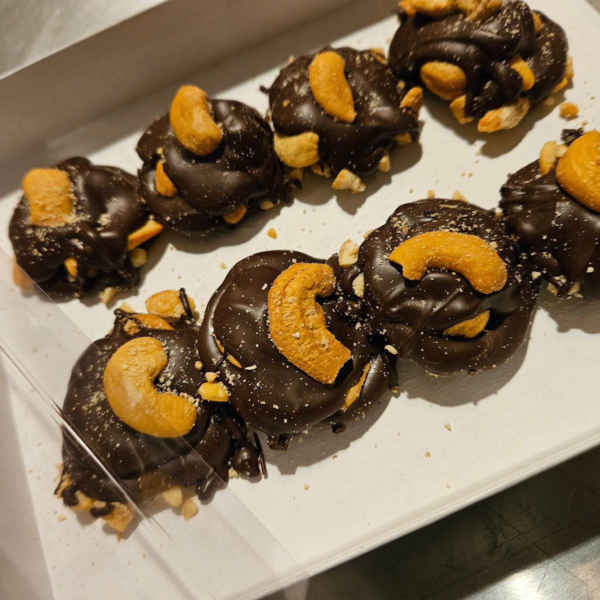 Cashew Chocolate Covered Clusters – Sweet Lovable Chocolates